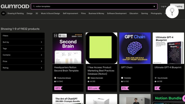 How to Make Money Selling Notion Templates in 2025 (Beginner Gumroad Guide)